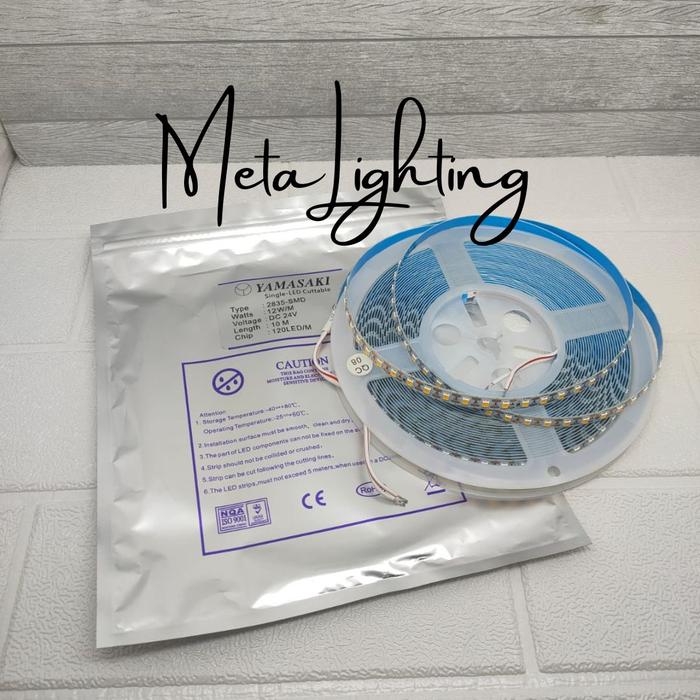 Jual YAMASAKI Led Strip 2835 24V 120L Indoor IP33 - 10 MTR NON-GEL PREMIUM - Putih - Jakarta ...