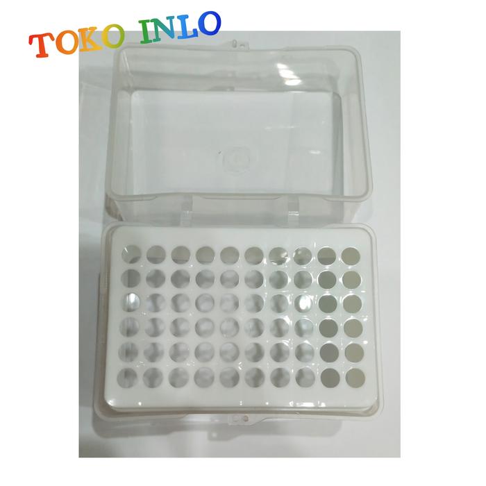 Jual Rak Mikrotip Blue/Rak Mikropipet Tip/Wadah Box Mikrotip 1000 ul ...