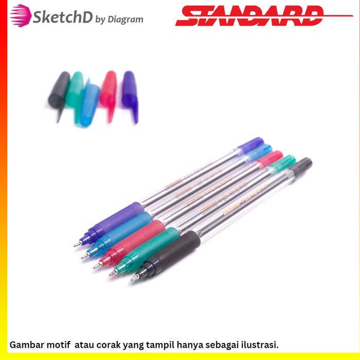 Promo Pena Standard Tecnorgrip Hitam - Pulpen Standard ballpoint ball point - Kota Manado ...
