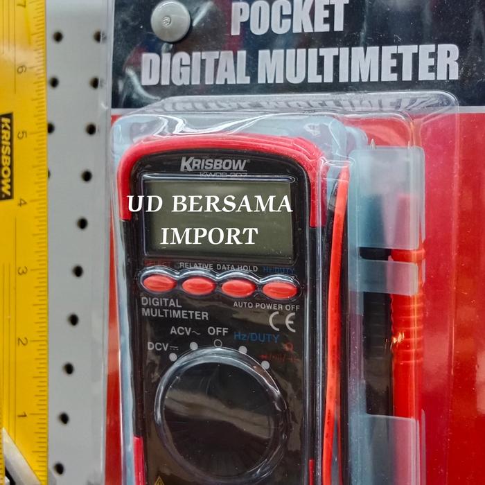 Jual KRISBOW Alat Ukur Multimeter Digital/Alat Ukur Tegangan Listrik ...