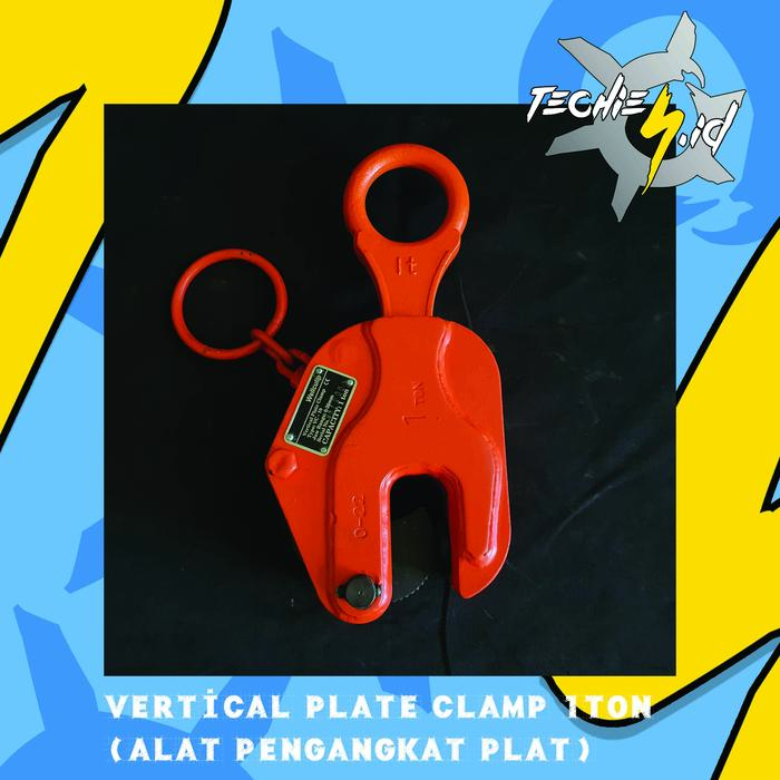 Jual Vertical Plate Clamp / Lifting Clamp 1Ton (Alat Pengangkat Plat ...
