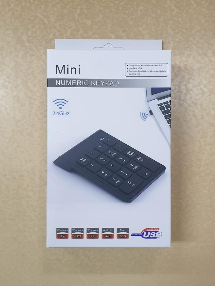 Jual Keyboard Numeric Keypad Mini Numpad numlock 18 Keys 2.4G Wireless - Jakarta Pusat - Cancer ...
