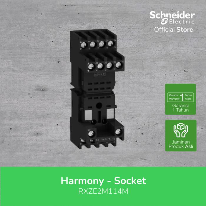 Promo Schneider Electric Mixed Screw Socket For RXM2/4 RXZE2M114M - Jakarta Pusat - Schneider ...