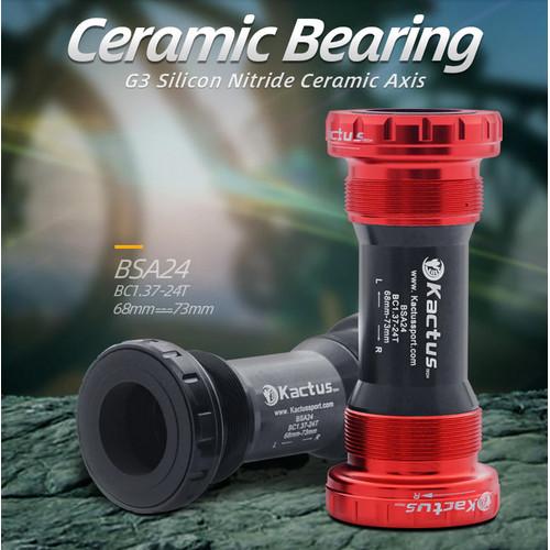 Jual bb ceramic KACTUS BSA24 BSA30 BSAdub c-bear speed bsa 24 30 dub bottom - BSA24, BLACK ...