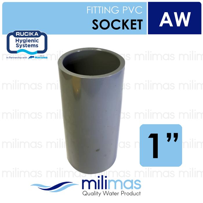 Jual RUCIKA SOCKET AW - Fitting SOK Sambungan Pipa PVC - Standard JIS ...