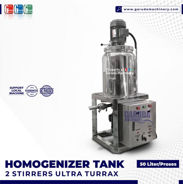 Jual Mesin Homogenizer Susu 2 Pengaduk Putaran Tinggi Kapasitas 50 ...