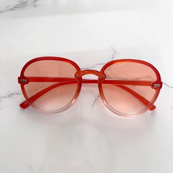 Jual GGT Kacamata Fashion Gradasi Warna Jelly Transparan 6655 Frame ...