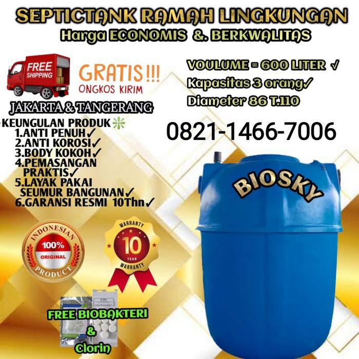 Jual septic tank , septic tank biotech, biofill, biotaff, 600 Liter ...