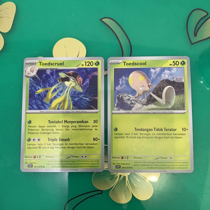 Jual Pokemon TCG Indonesia Toedscool Toedscruel SV1V - Kab. Bekasi - Varian S | Tokopedia