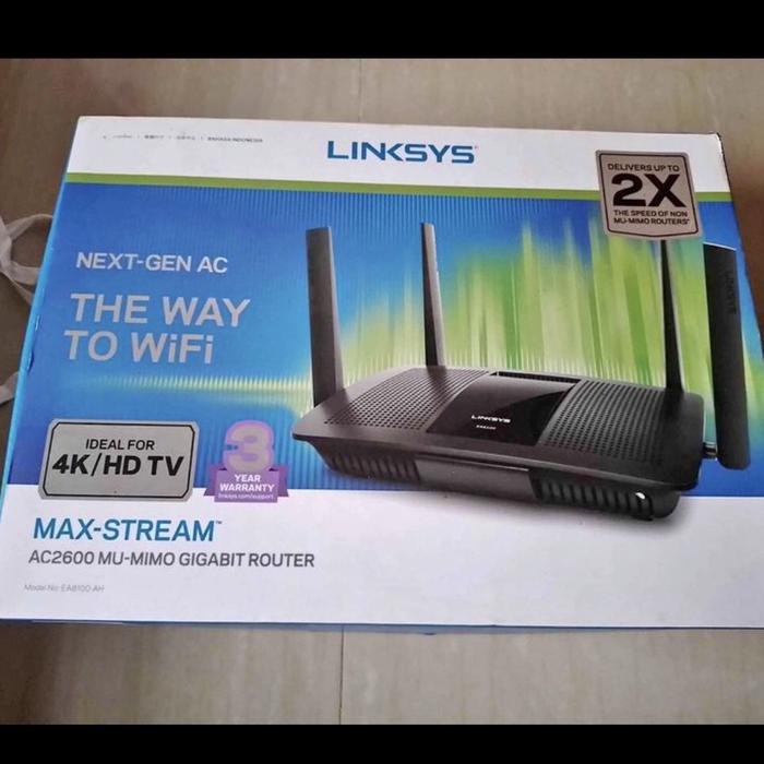 Jual Linksys EA8100 Max-Stream AC2600 mu-mimo gigabit wifi router ...