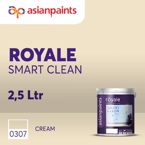 Jual ASIAN PAINTS CAT TEMBOK INTERIOR ROYALE SMART CLEAN (CREAM) - 2,5 ...