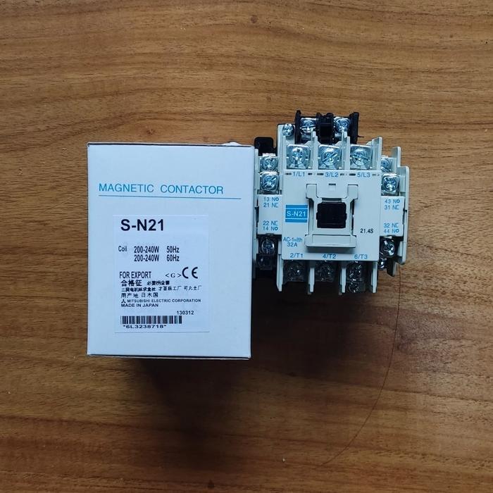 Jual Kontaktor / Contactor Mitsubishi S-N21 SN-21 SN 21 SN21 - 220V - Jakarta Pusat - Wajalugas ...