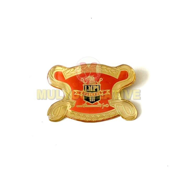 Jual Emblem LMPI Brigade Logo Laskar Merah Indonesia Putih Emblem ...