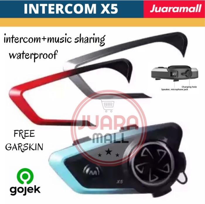 Jual INTERCOM X5 RETOUCH BLUETOOTH HELM INTERCOM HELM VS MAXTO M2 ...