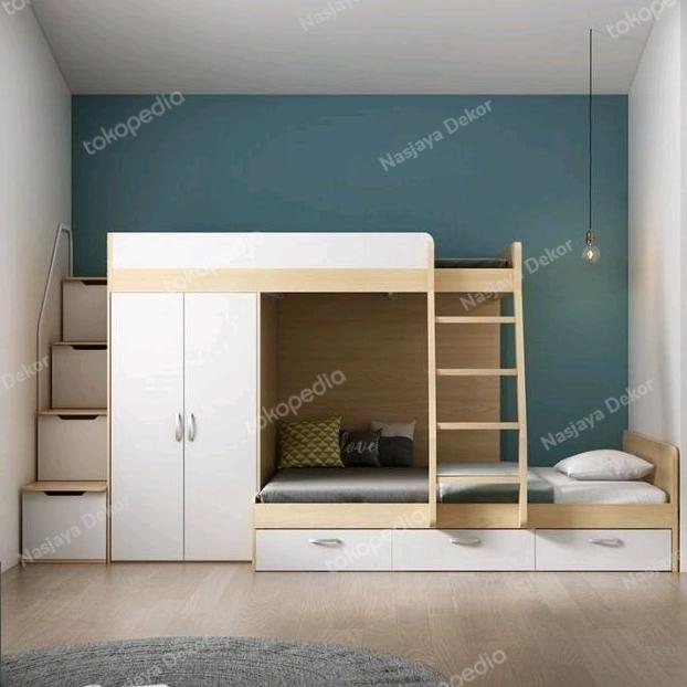 Jual Tempat Tidur Anak Set / Bunk Beds / Love Bed / BB2120 - Kota ...
