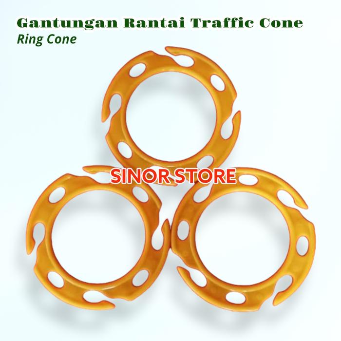 Jual RING Cone Connector Gantungan Rantai Plastik Traffic Cone Kerucut ...