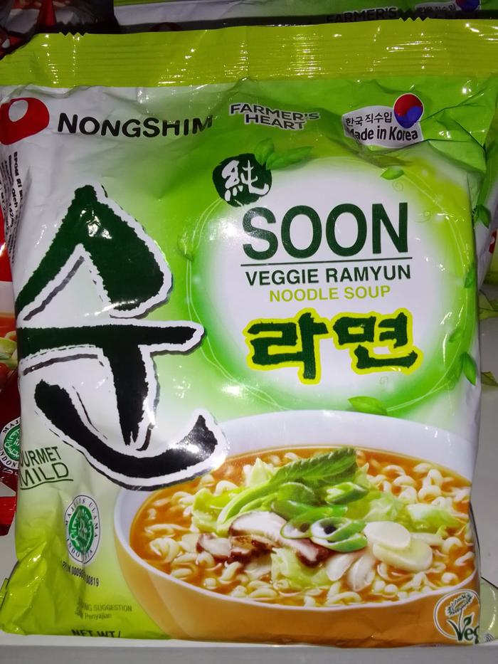 Jual NONGSHIM SOON VEGGIE RAMYUN NOODLE SOUP KOREA - Kota Tangerang ...
