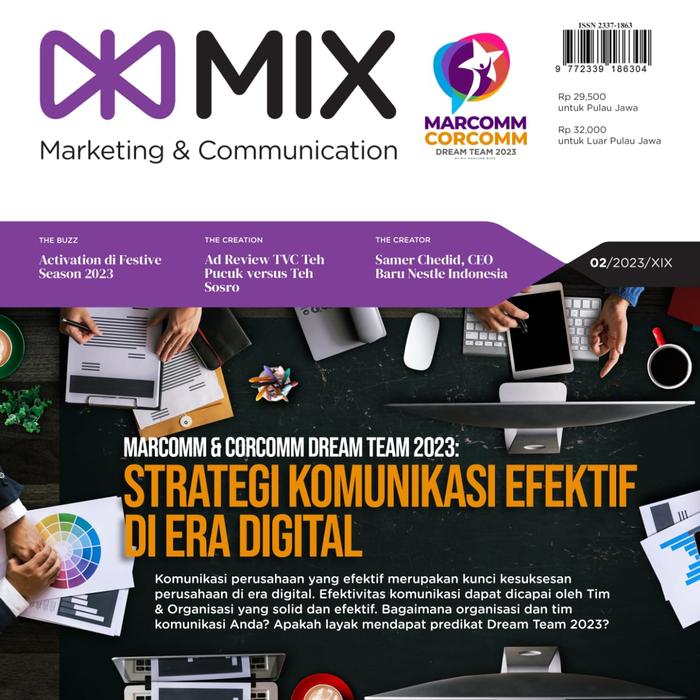 Jual majalah MIX edisi 02/2023 Marcomm dan Corcomm dream team 2023 - Jakarta Pusat - Majalah SWA ...