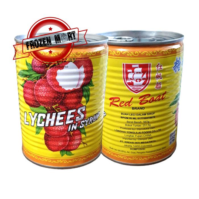Promo RED BOAT Lychees in Syrup / Buah Leci Kaleng / Lychee in Can 567 Gr - Jakarta Utara ...