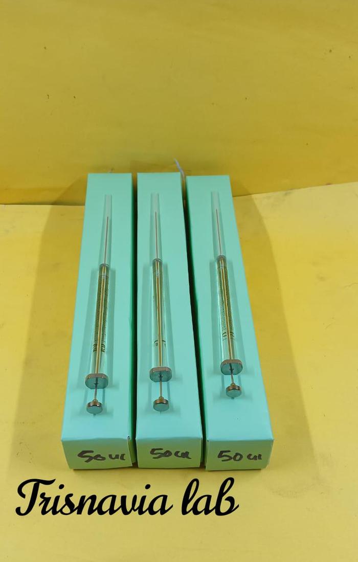 Jual Microliter Syringe Injector Glass ( 50 ul ) Mikroliter 50 ul - Kab. Bogor - Trisnavia Lab ...