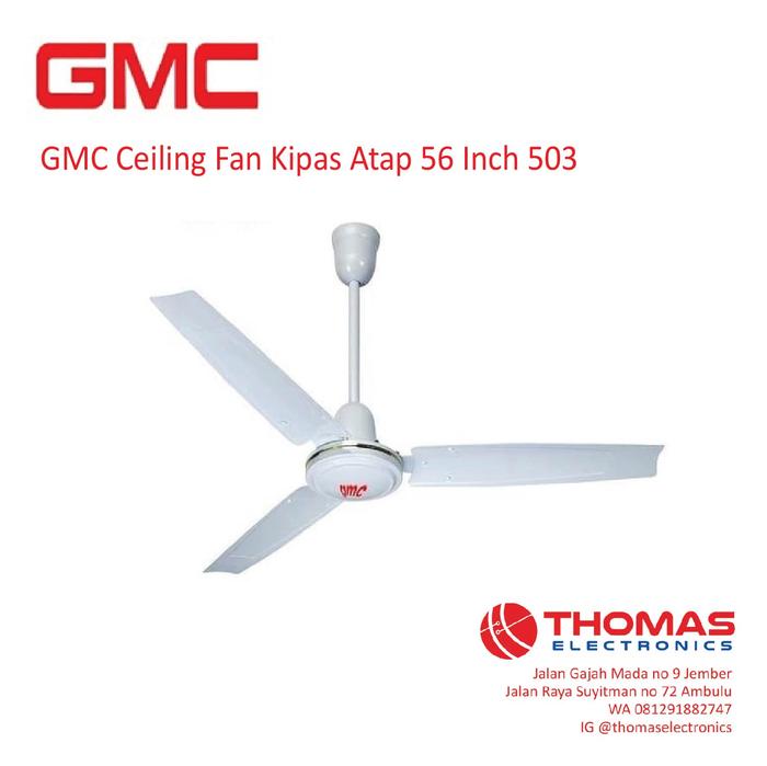 Promo GMC Ceiling Fan Kipas Atap Baling Baling 56 Inch GMC503 GMC 503 ...