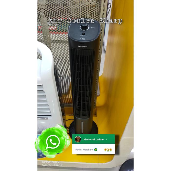 Jual Sharp Air Cooler Tower Fan Air Cooler 4 Liter Pedestal Air Cooler ...