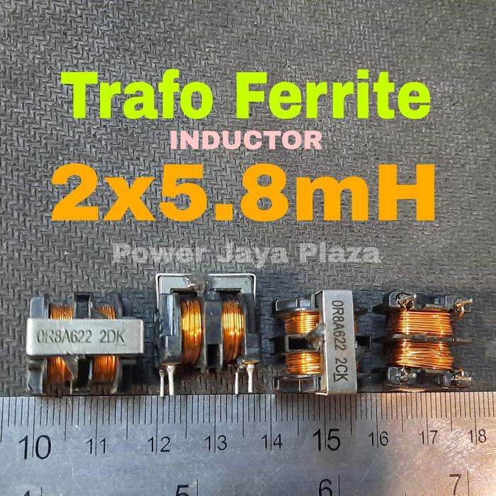 Jual Trafo Ferit ferrite inductor 2x5.8mH AC EMI Line Noise Filter 2x 5 ...