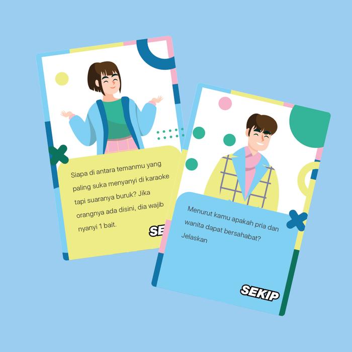 Jual Sekip Talk Permainan Kartu Pertanyaan Obrolan Deep Talk Card Game ...