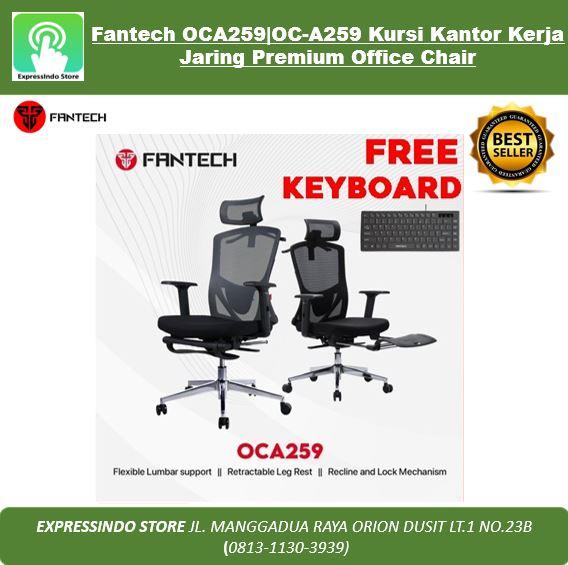 Jual Fantech OCA259|OC-A259 Kursi Kantor Kerja Jaring Premium Office ...