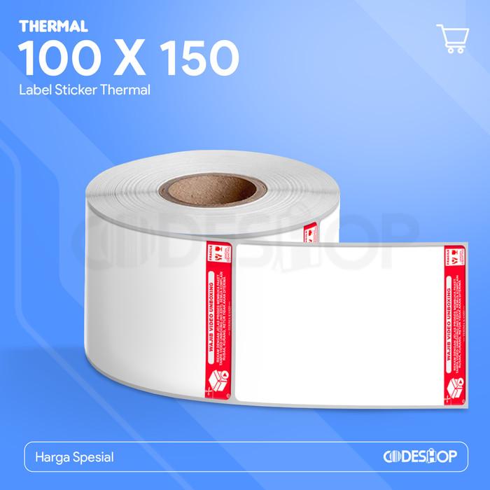 Jual Label Thermal 100 x 150 / 100X150 mm / 100x150mm A6 Stiker ...