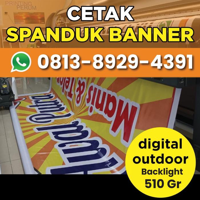 Jual Cetak Spanduk Banner Backlite 510 gsm - High Resolution - Potong ...