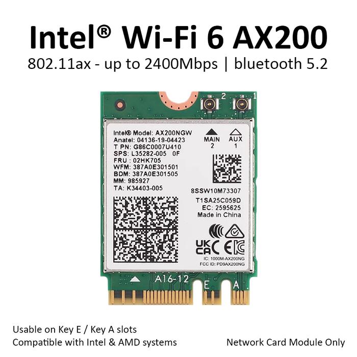Jual Intel Wifi 6 Ax200 Wireless Card Bluetooth 5 Ax M.2 Ngff Ax200ngw Di Seller Velvet Store ...