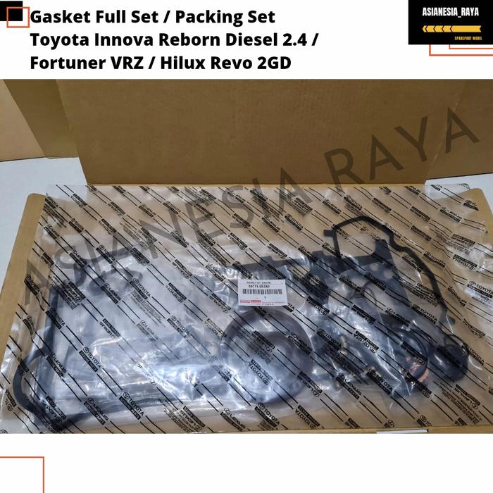 Jual Gasket Full Set / Packing Set Innova Reborn Diesel 2.4 / Fortuner ...
