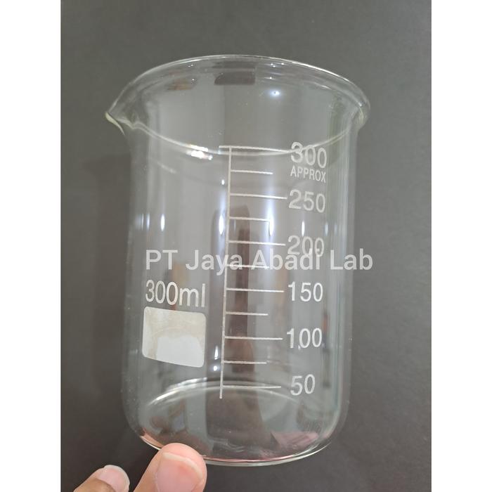 Promo beaker glass 300 ml kaca low form gelas kimia 300ml gelas ukur kaca - Kota Malang - Jaya ...
