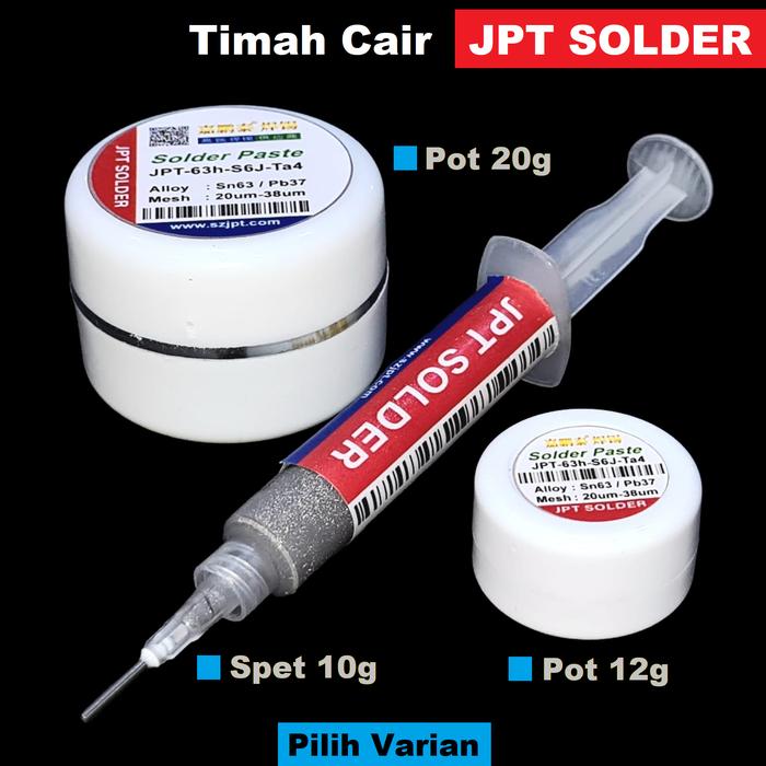 Promo Timah Pasta Cair Solder Tin Paste Hot Air Uap Soldering IC SMD ...