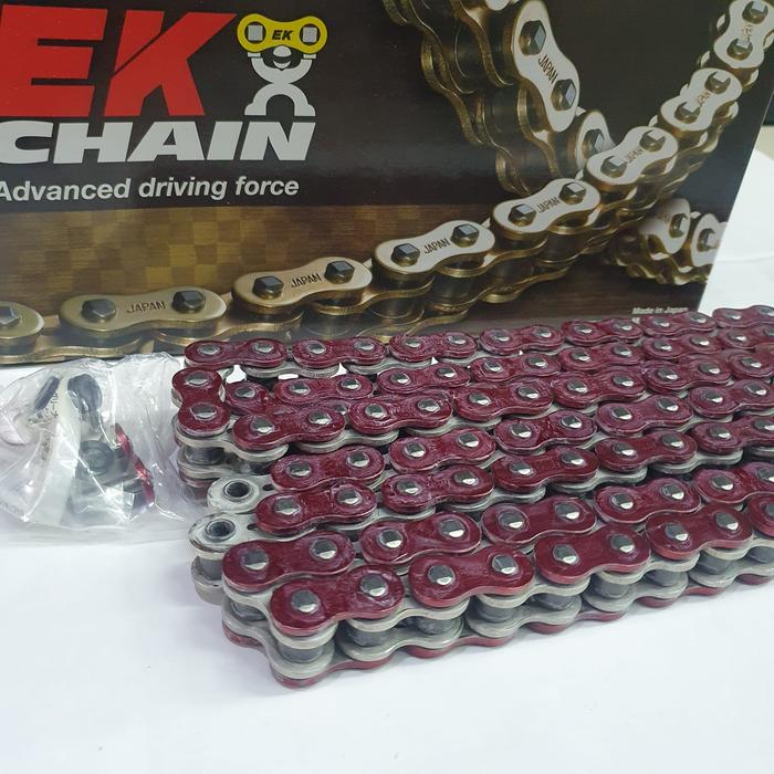 Jual Rantai EK-Chain SRX2 520-120 RED X-Ring Ninja250 R25 CBR250RR ZX25R - Kota Malang ...