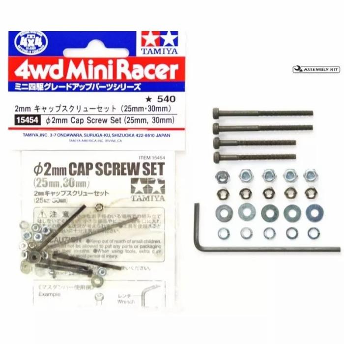 Jual TAMIYA 15454 2mm CAP SCREW SET (25mm, 30mm) / BAUT L - Jakarta ...