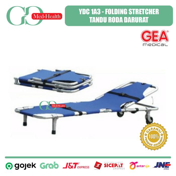 Jual GEA YDC 1A3 FOLDING STRETCHER TANDU DENGAN RODA TANDU RODA DARURAT ...