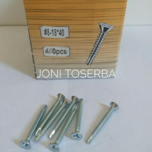 Jual Sekrup Drilling JF Self Drilling Screw SDS 8 x 19mm, 8x25, 8x32 ...