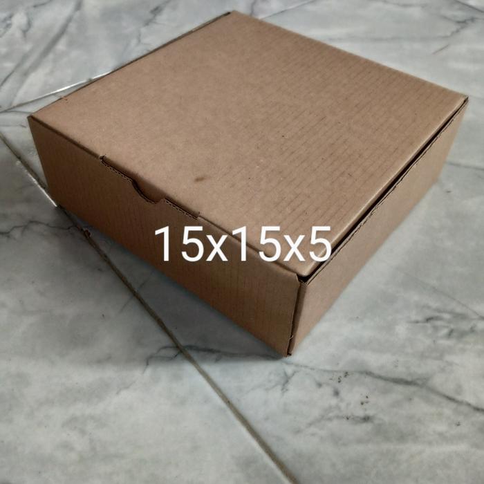 Jual kardus/karton/box ukuran 15x15x5 cm kemasan die cut - Jakarta ...