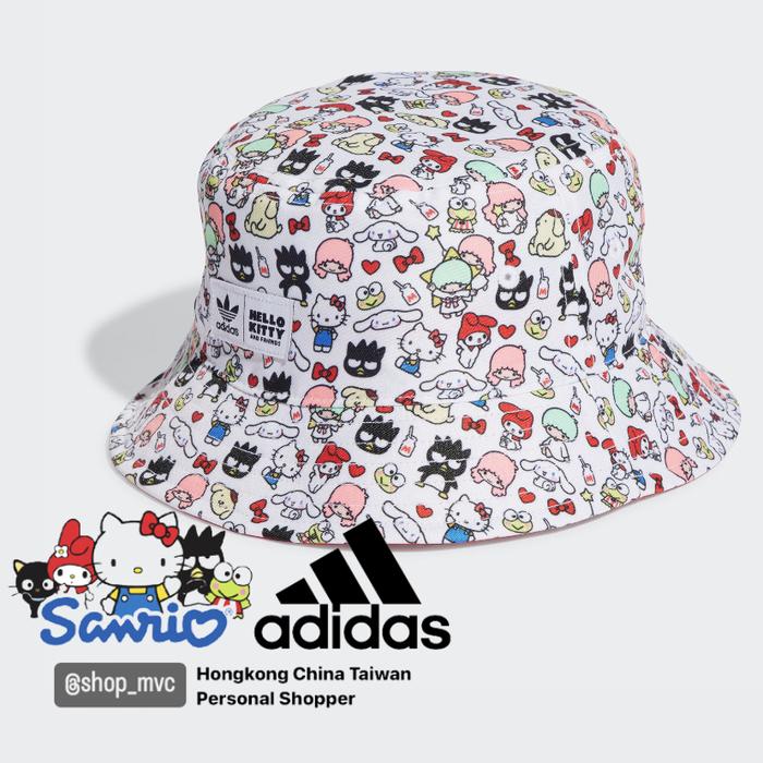 Jual Adidas Sanrio Bucket Hat Authetic | Topi Bucket Hat Hello Kitty ...