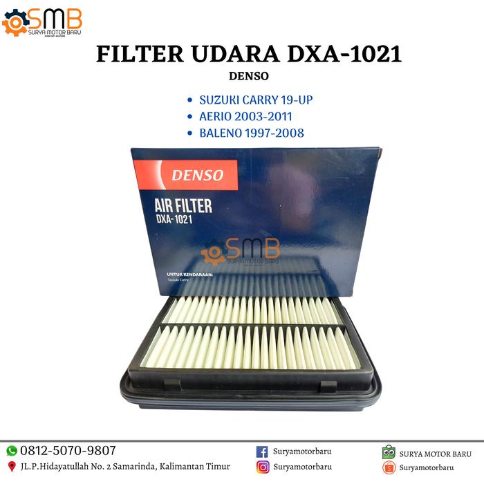 Jual FILTER UDARA DXA-1021 DENSO SUZUKI CARRY 19-UP AERIO 2003-2011 ...