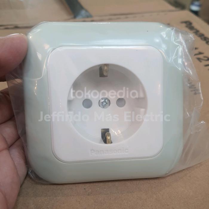 Jual Panasonic Stop Kontak Cp Wejp1121 Tg-7 Green Pastel Hijau Wide ...
