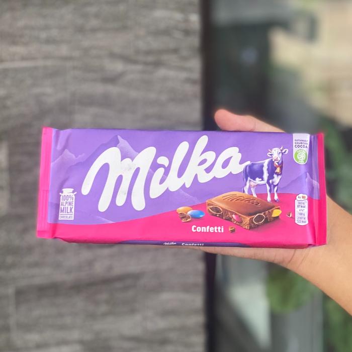 Jual Milka Original Chocolate All Variant 100gr - Confetti - Kota ...