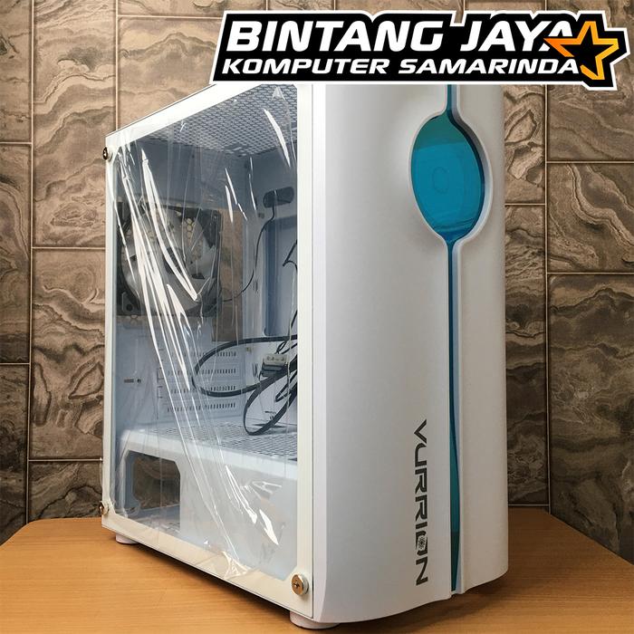 Jual Casing PC Vurrion Dragon Eyes m-ATX Temp. Glass + 1 Case Fan White - Kota Samarinda ...