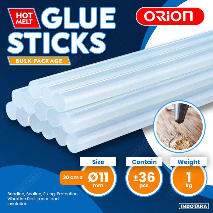 Jual Hot Melt Glue Sticks / Isi Refill Glue Gun Orion Size 11mm 1.0Kg - Kab. Tangerang - PT ...