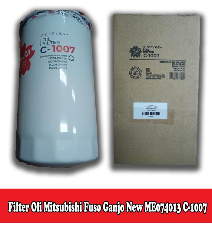 Jual Filter Oli Mitsubishi Fuso 6D14 ME074013 C-1007 Sakura " 04511 ...