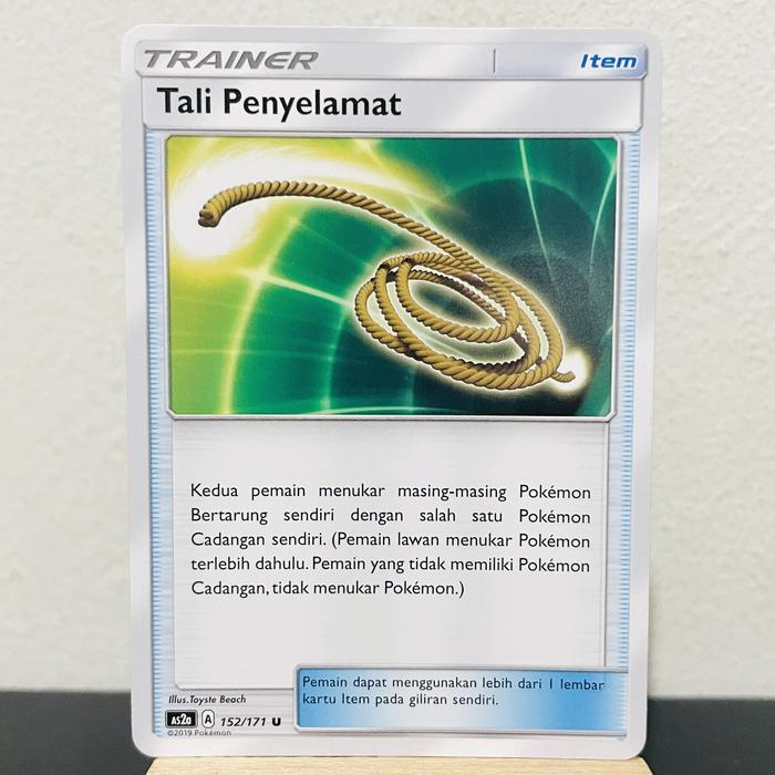 Jual Tali penyelamat jadul Kartu Pokemon Indonesia TCG card - Kota Tangerang - Tokutoys | Tokopedia