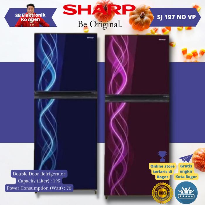 Jual Kulkas 2 Pintu Sharp Sj 197 ND VP - Kota Bogor - T.W Shop | Tokopedia