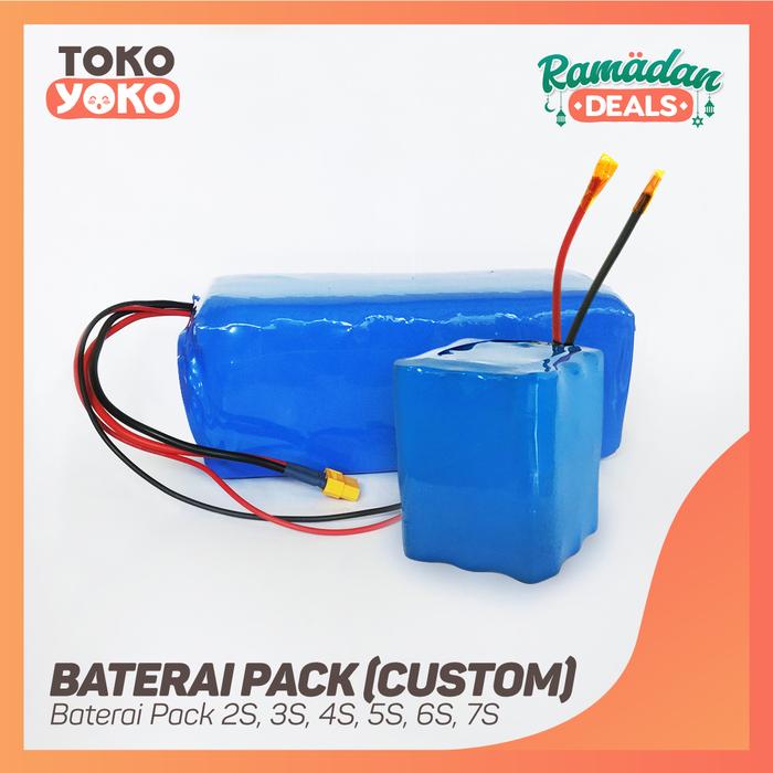 Jual (Custom) Baterai Pack Lithium 18650 12v 24v 36v | Tokoyoko - Kab ...